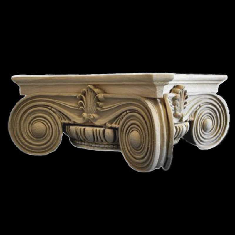 Decorative Capital - Modern Empire Stain-Grade Wood Capital ... Decorative Capital - Modern Empire Stain-Grade Wood Capital ...